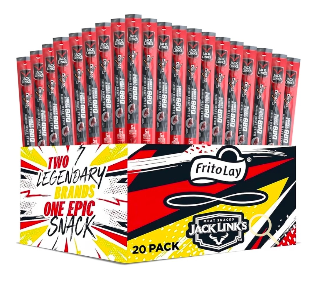 Frito Lay Jack Link's Doritos Meat Sticks, Sweet & Tangy BBQ, 0.92 oz ...